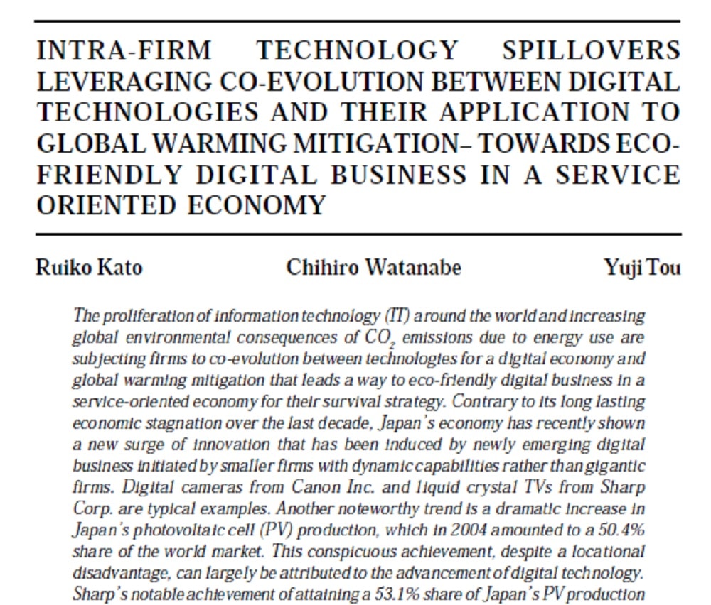 Intra-Firm Technology Spillovers Leveraging Co-Evolution Between ...