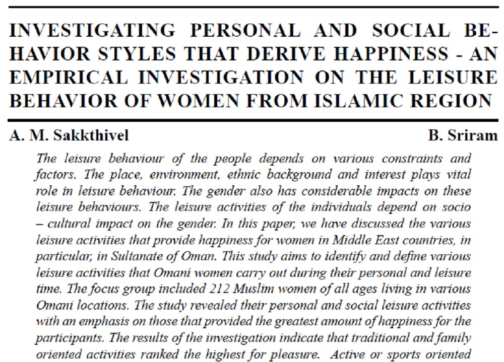 Investigating Personal And Social Behavior Styles That Derive Happiness